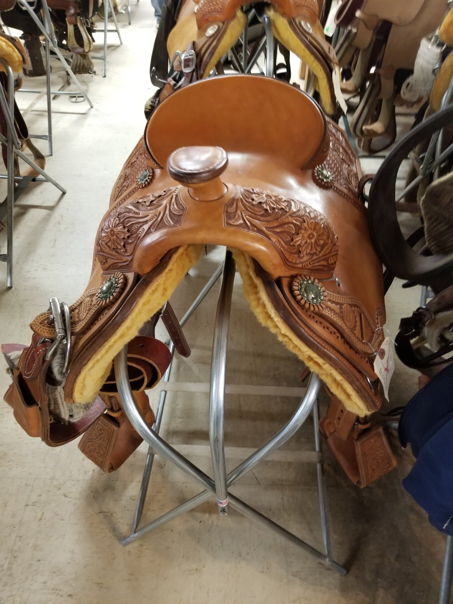 Used Mike's Custom Saddle Roper/Z.B./15 1/2" – Mock Brothers Saddlery